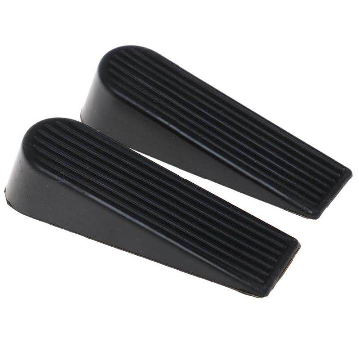 （HOT）Anti Slip Hard Plastic Door Stopper Non-Slip Black Hard Door ...
