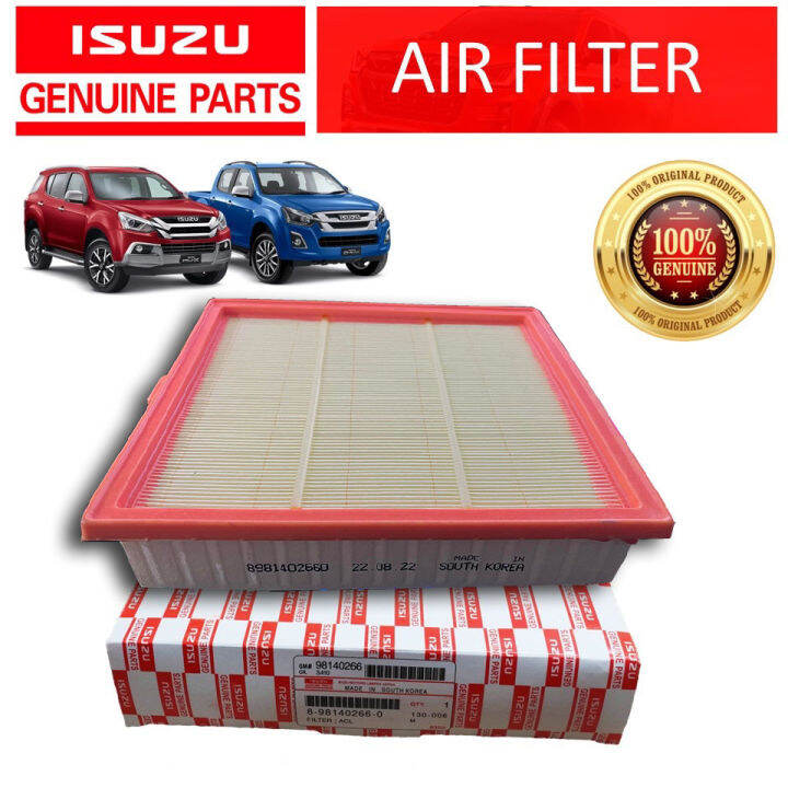 8-98140266-0 Air Filter for Isuzu D-Max / Isuzu Mu-x 2013-2021 4JJ1 ...