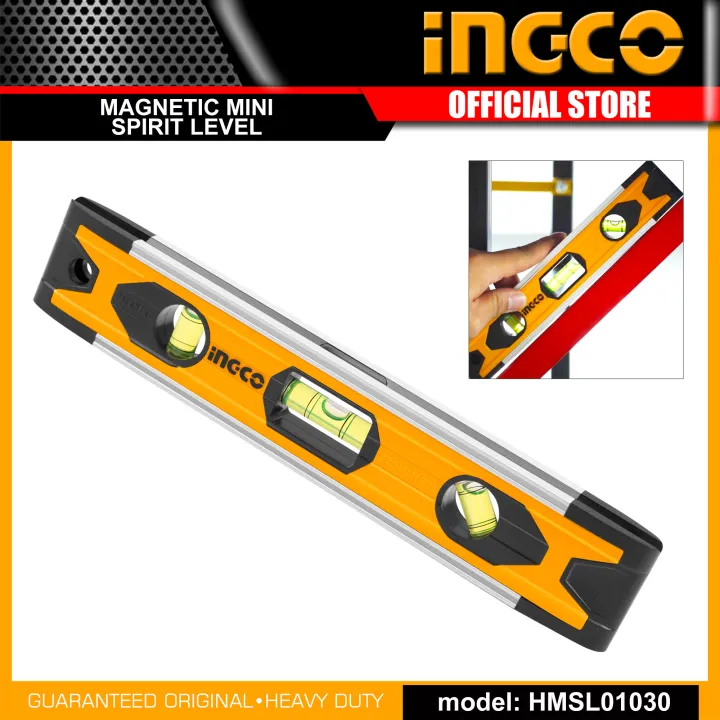 Ingco HMSL01030 9" Magnetic Mini Spirit Level IHT | Lazada PH