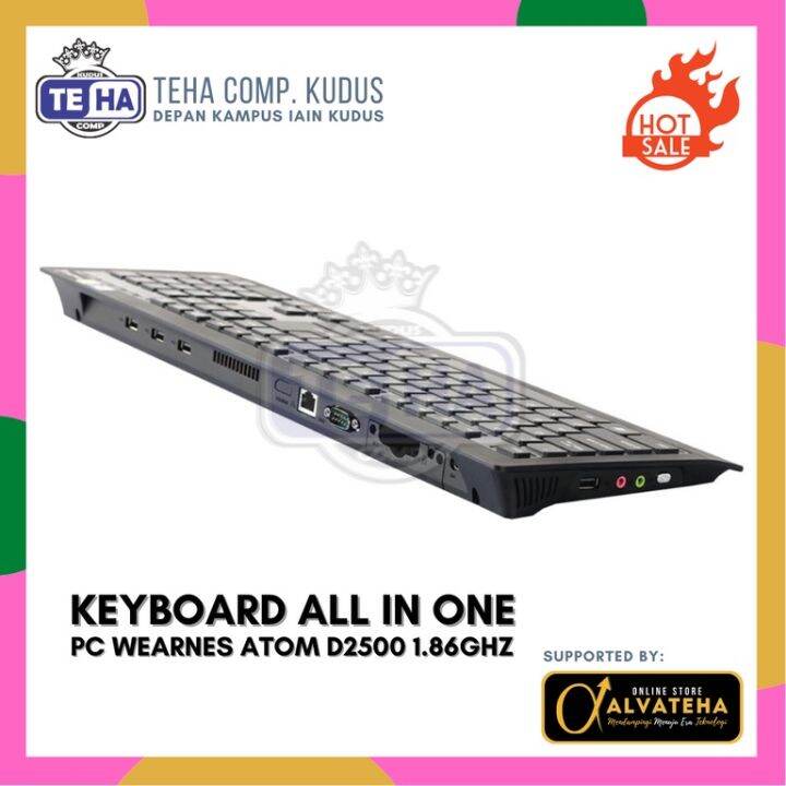 CPU All in One AIO Wearnes Model KEYBOARD 4GB SSD 128GB Wifi PC Mini ...