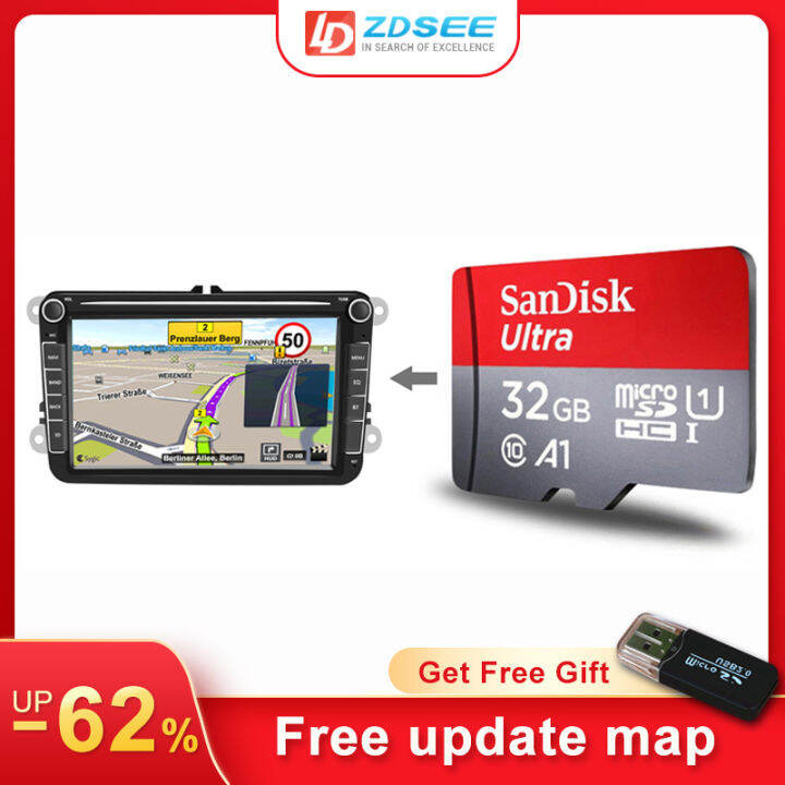 32GB GPS Sygic map for VWVolkswagenGolfP car radio android Navigation ...