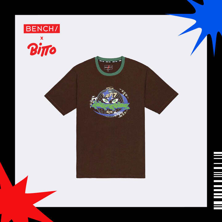 BENCH- BOO0120 Bench x Bitto Men's Graphic Tee | Lazada PH