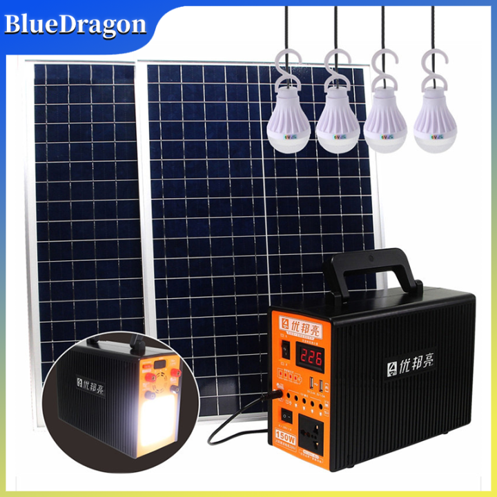 Solar Generator 50400mAh Solar Panels 10000W Set Solar Generator For ...