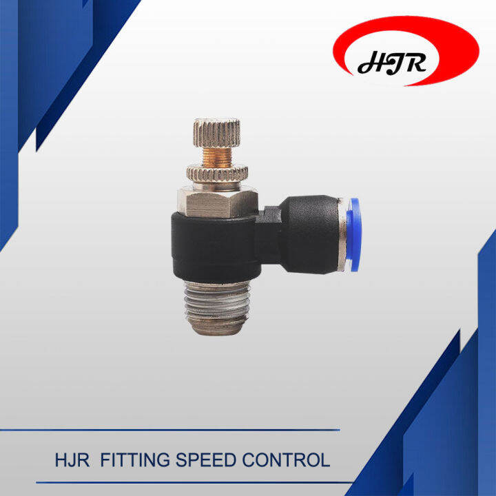 HJR FITTING SPEED CONTROL / FLOW CONTROL ELBOW UNTUK SELANG PU UKURAN ...
