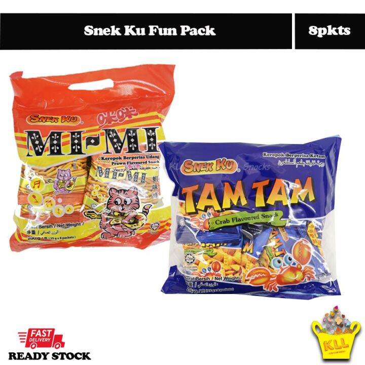 Snek Ku Mi Mi / Tam Tam Fun Pack - 8pkts | Lazada