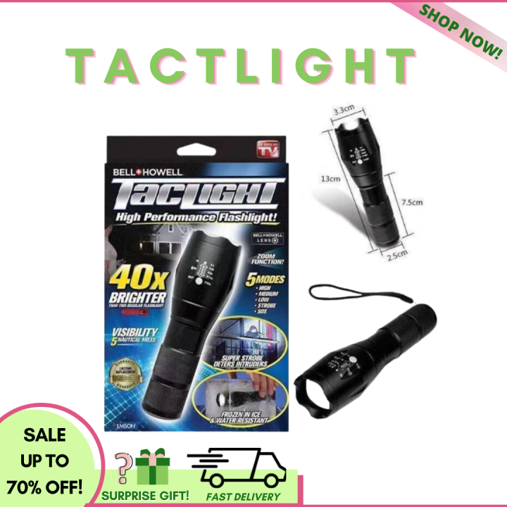 MODERN HOUSE High Quality LED Flashlight, Heavy Duty Tactical ...