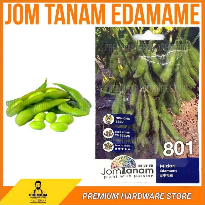 JOM TANAM BY CROP POWER MIDORI EDAMAME SEED / BENIH KACANG EDAMAME ...