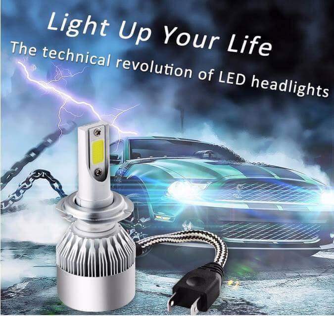 H1 LED C6 HID Headlamp Alza Preve Flx 360 degree 12V COB Conversion kit ...
