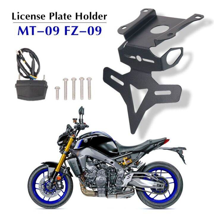 Motorcycle Tail Tidy Fender Eliminator Registration License Plate Holder For YAMAHA MT-09 Tracer ...