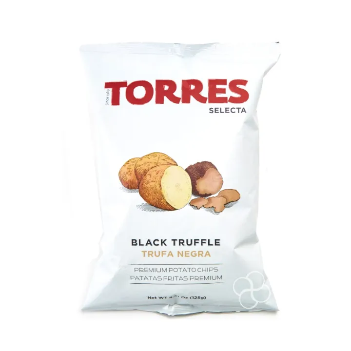 Torres Selecta Black Truffle Potato Chips 125g | Lazada PH