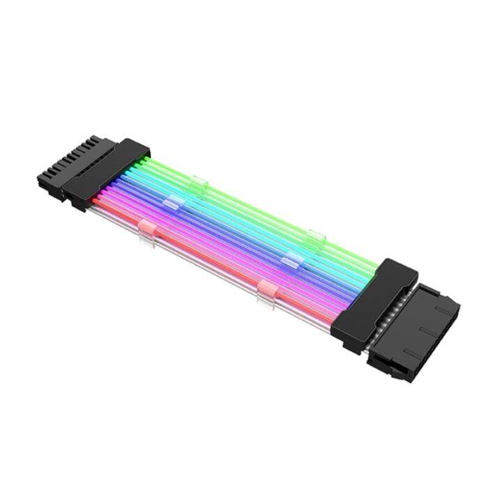 PC Case PSU Extension RGB Cable ATX 24Pin PCI-E GPU 8PinX2 8PinX3 Line ...