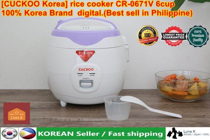[CUCKOO Korea] rice cooker CR-0671V 6cup 100% Korea Brand digital.(Best ...