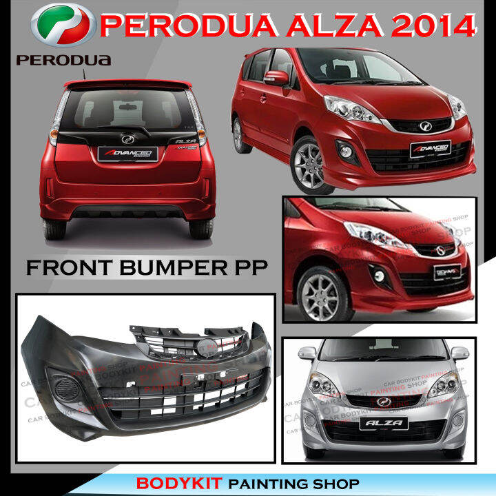 PERODUA ALZA 2014 OE STYLE FULL SET FULLSET SKIRTING (FRONT BUMPER,REAR ...