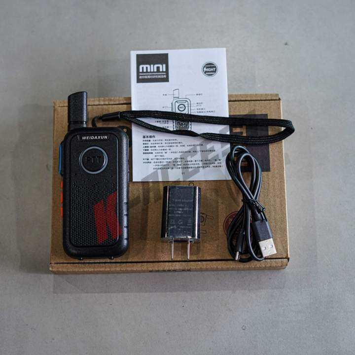 วิทยุสื่อสาร WEIDAXUN เครื่องส่งรับวิทยุไร้สาย mini Transceiver ...