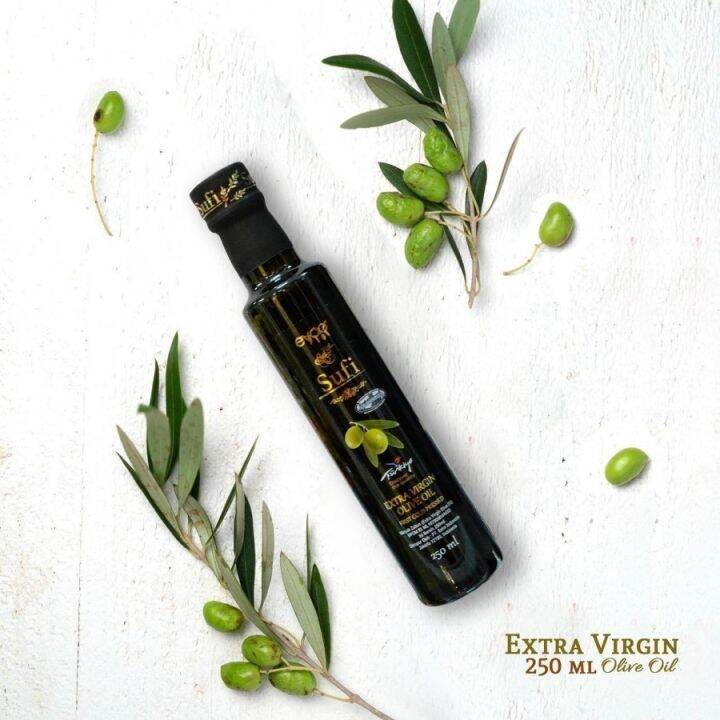 MINYAK ZAITUN EXTRA VIRGIN OLIVE OIL (EVOO) SUFI KEMASAN 250 ml | Lazada Indonesia