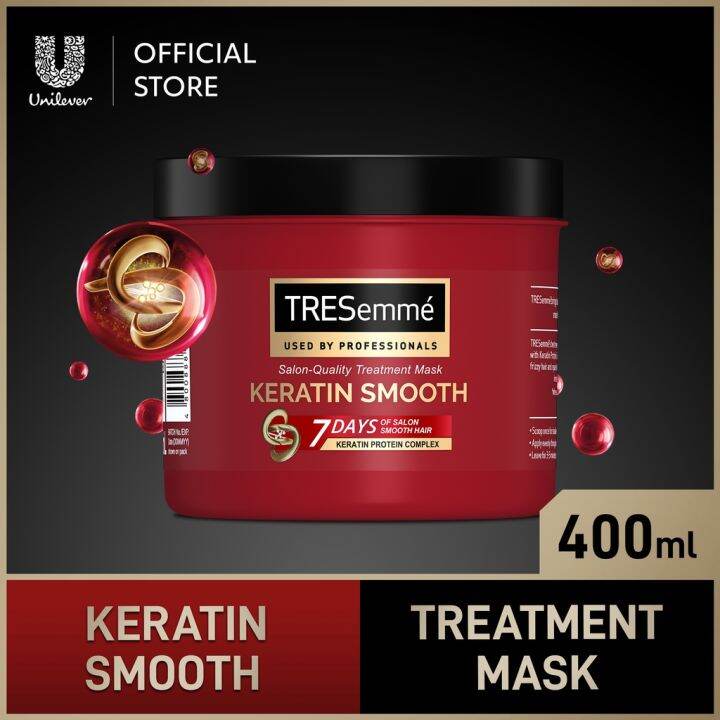 TRESemmé Keratin Smooth Professional Weekly Treatment Mask 400ml ...