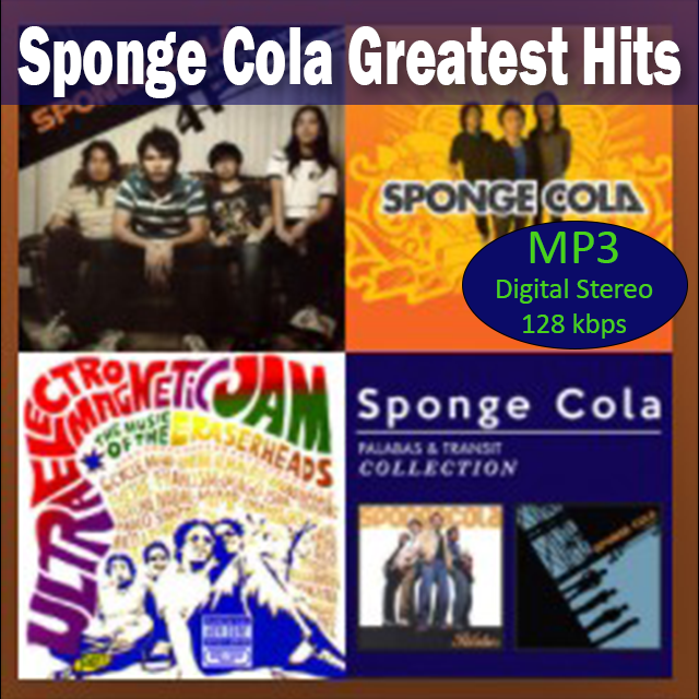 Sponge Cola Greatest Hits Mp3 music CD (for PCCDROM/DVDPLAYER/MP3PLAYER ...