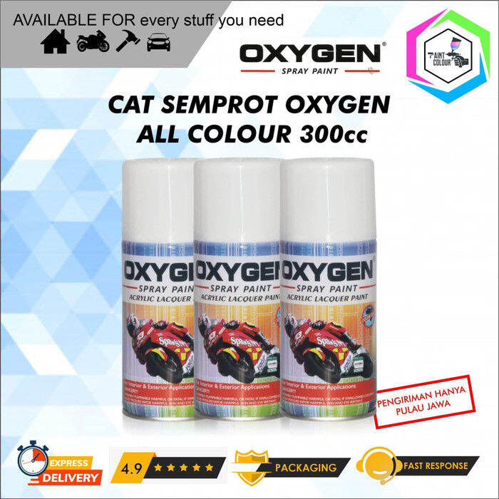Cat Semprot / Pylox OXYGEN Acrylic Spray Paint - ALL COLOUR | Lazada ...