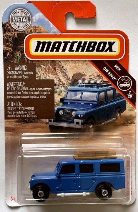 Matchbox - MBX Off-Road - '65 Land Rover Gen II Blue (LR) | Lazada PH