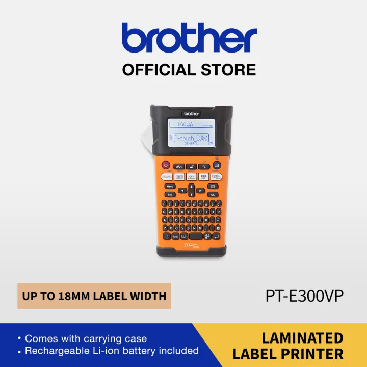 Brother PT-E300VP Laminated Label Printer PTE300VP | Lazada