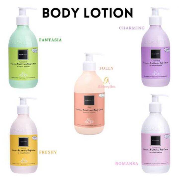 Scarlett Whitening Body Lotion (Scarlett Fragrance Brightening Body ... Scarlett Whitening Body Lotion (Scarlett Fragrance Brightening Body ...
