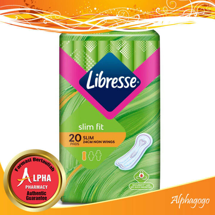 Libresse Slim Non Wings (20 pads) | Lazada