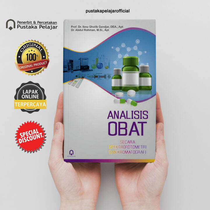 BUKU ORI ANALISIS OBAT SECARA SPEKTROFOTOMETRI DAN KROMATOGRAFI - IBNU GHOLIB GANDJAR, ABDUL ...