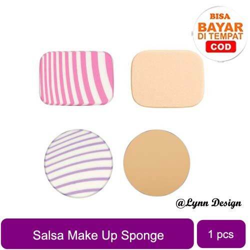 SALSA Sponge Bedak Bulat & Persegi | Spons tepuk bedak spon - Warna ...