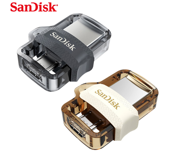 Sandisk Mini USB 3.0 OTGคู่USBแฟลชไดรฟ์128GB 256GB 512GB Pendriveสำหรับ ...
