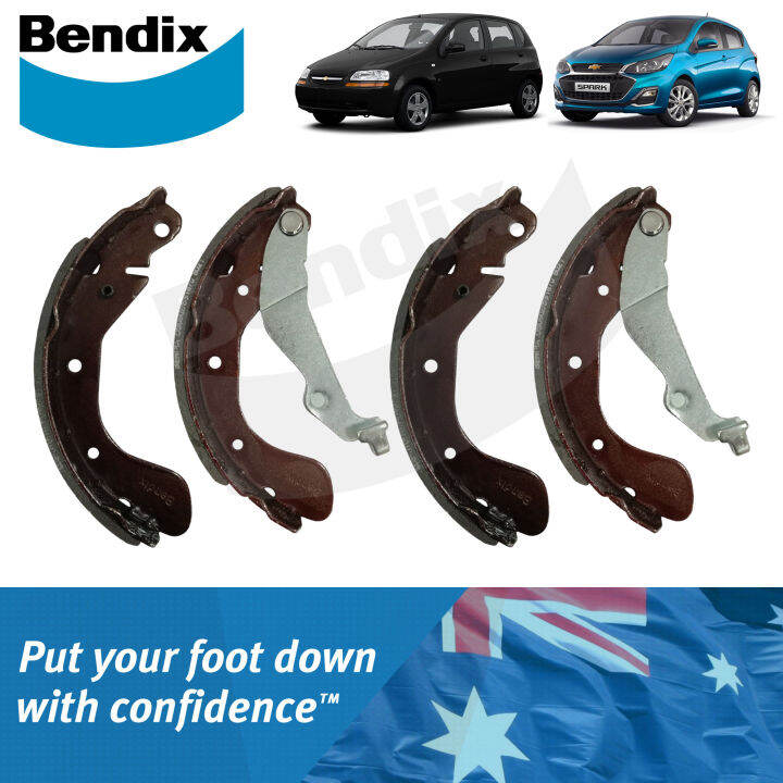 Bendix Brake Shoe BS1870 Set for Chevrolet Spark 1.2, 1.4 2012-2021 ...