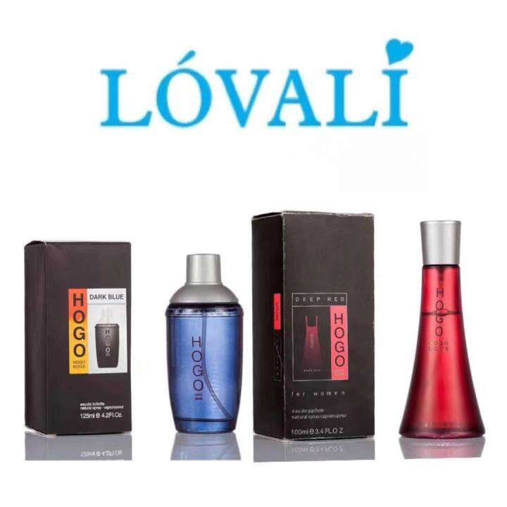 LOVALI HOGO BOOS Dark Blue/Deep Red For Men and Women 100ml | Lazada PH