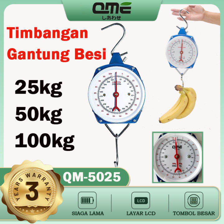 QME Timbangan Gantung Besi 25KG/50KG/100KG | Lazada Indonesia