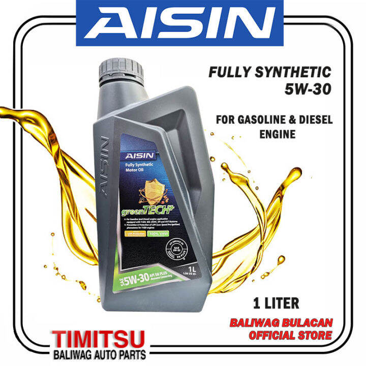 AISIN FULLY SYNTHETIC SAE 5W-30 ENGINE OIL 1L FOR GASOLINE AND DIESEL ENGINE | Lazada PH