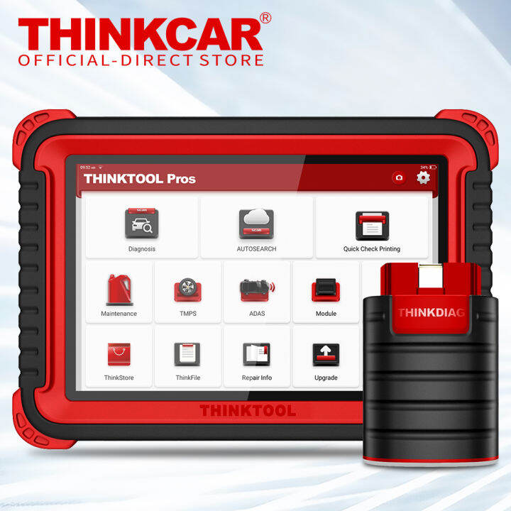 THINKCAR Thinktool Pros Bi-Directional Scanner Full Systems Diagnostic ...