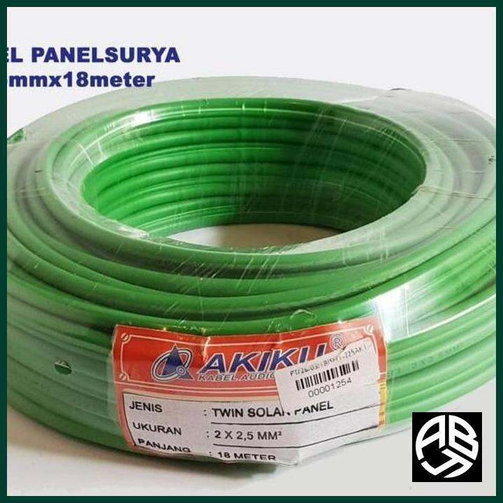 AKIKU KABEL SOLAR PANEL SURYA 2X2.5 - PANJANG 18 METER - ABINAYA7 ...