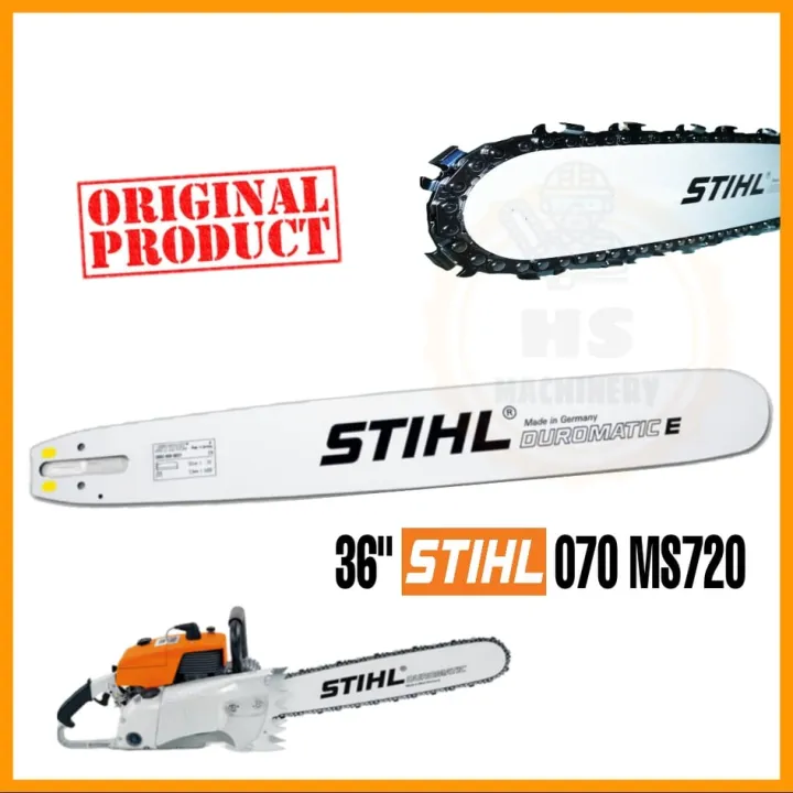 Original Stihl 070 088 MS720 MS880 36" Guide Bar (36" STIHL Papan Chainsaw) | Lazada