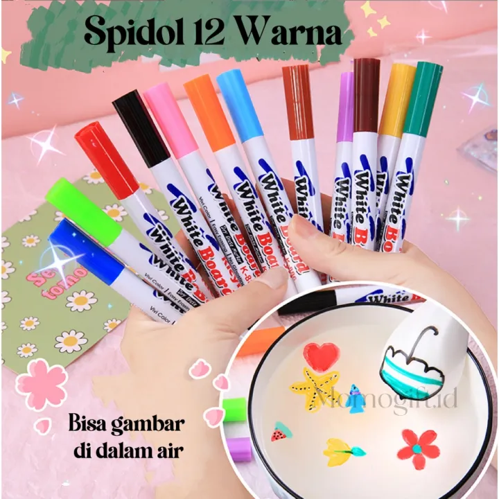 Spidol Unik Untuk Melukis Di dalam Air FREE SENDOK AT39 | Lazada Indonesia