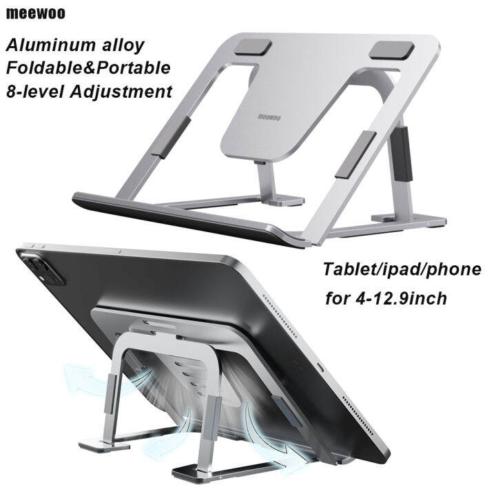 Meewoo Tablet Stand Holder Adjustable for ipad Stand Foldable Desktop ...