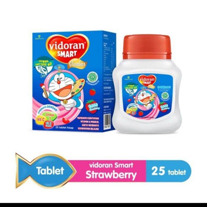 Vidoran Smart Vitamin Tablet Hisap Isi 25's | Lazada Indonesia