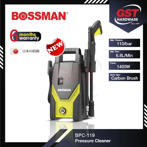 Bossman Water Jet High Pressure Cleaner BPC119 for Car Wash Waterjet ...