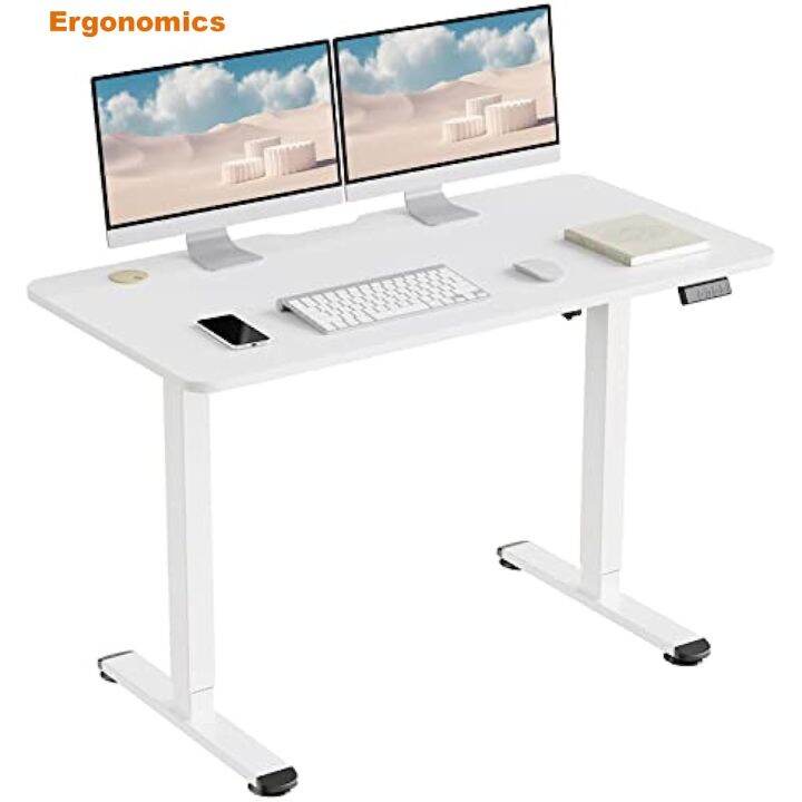 Electric Standing Desk 48 x 24 Inch, Height Adjustable Stand Up Desk ...