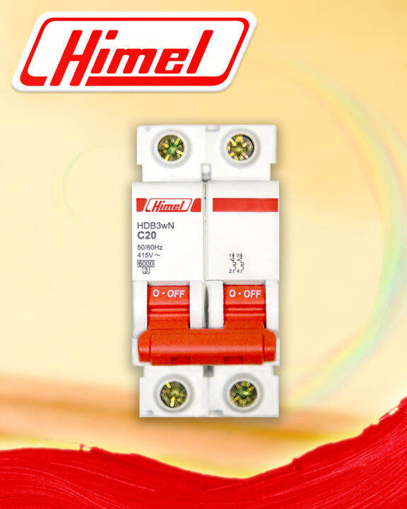 Himel Mini Circuit Breaker HDB3w 10 Ampere 2 Pole | Lazada PH