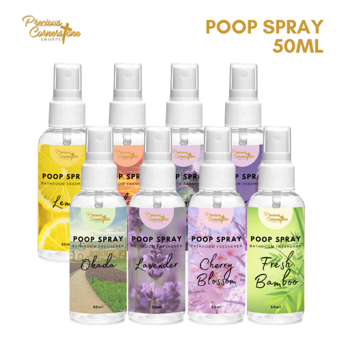 PCS Poop Spray 50ml | 20ml Bathroom Freshener Odor Bad Smell Eliminator ...