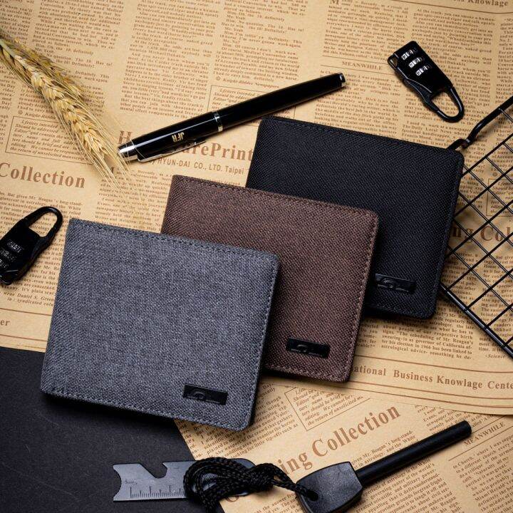 Dompet Lipat Pria Bahan Kulit Canvas Original Jose Series Kasual ...