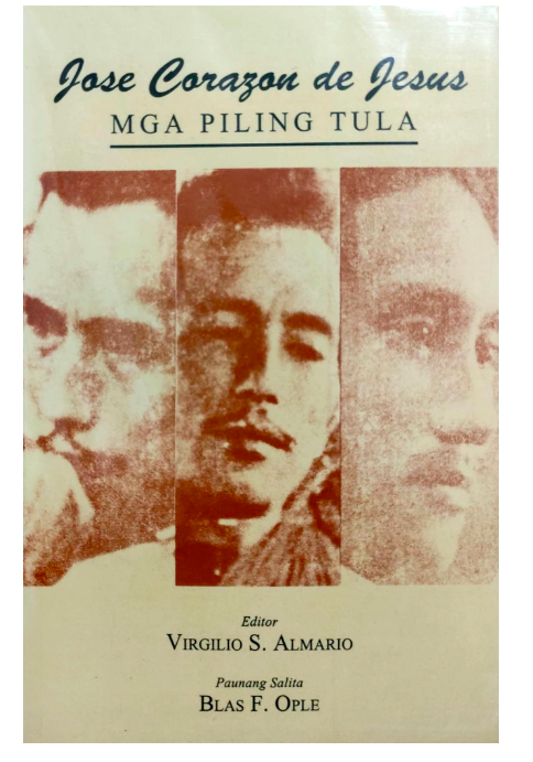 Jose Corazon de Jesus: Mga Piling Tula (Editor: Virgilio Almario) [RARE ...