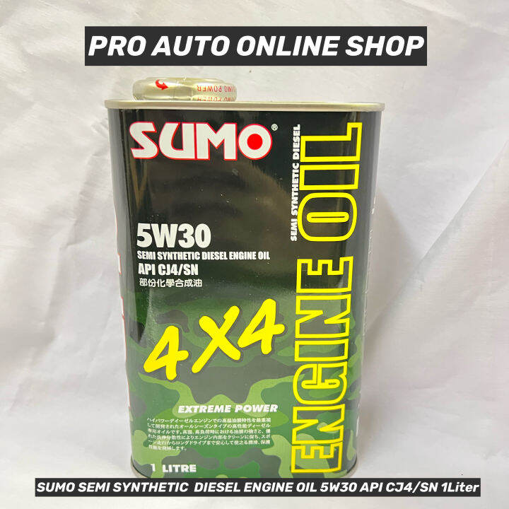 SUMO DIESEL ENGINE OIL 5W-30 SEMI SYNTHETIC CJ4/SN 1/6 LITERS | Lazada