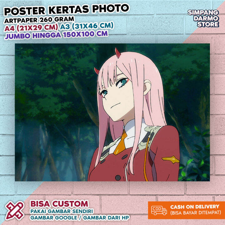 Poster Anime Darling in the FranXX Zero Two 02 Terbaru Tersedia ...