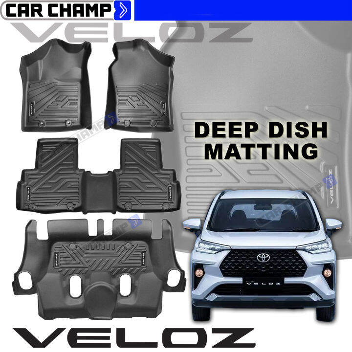 Toyota Veloz 2022 to 2023 OEM TPE / EXCELLENT Deep Dish Matting 2 ...
