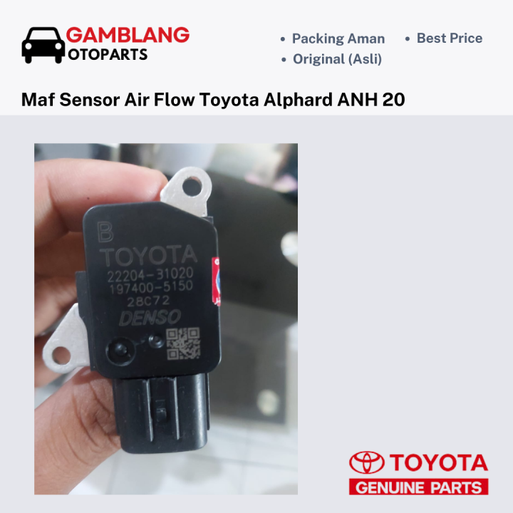 Maf Sensor Air Flow Toyota Alhpard Camry Harrier Orisinil | Lazada ...