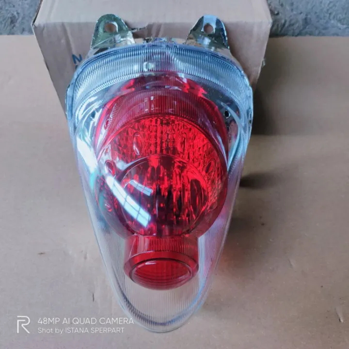 Lampu stop assy honda scoopy fi merah putih | Lazada Indonesia